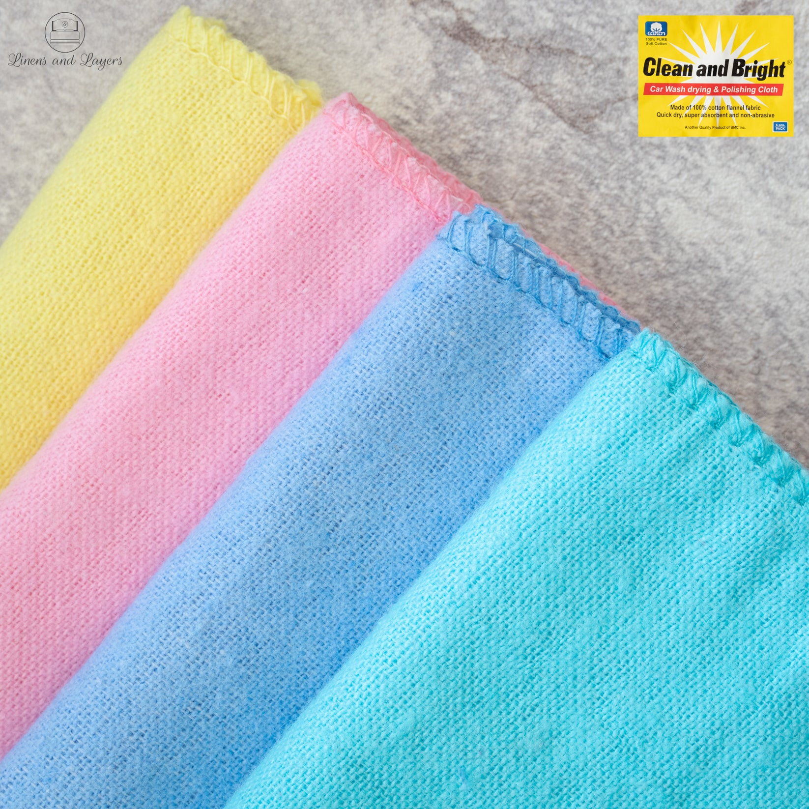 Clean and Bright Pure Cotton Flannel Dust Cloth (Pranela / Planela ...